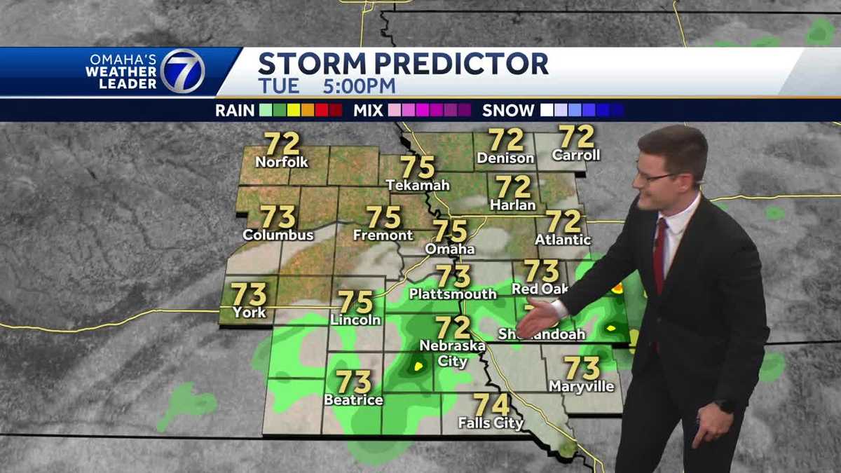 Omaha morning weather forecast for Tuesday, April 22