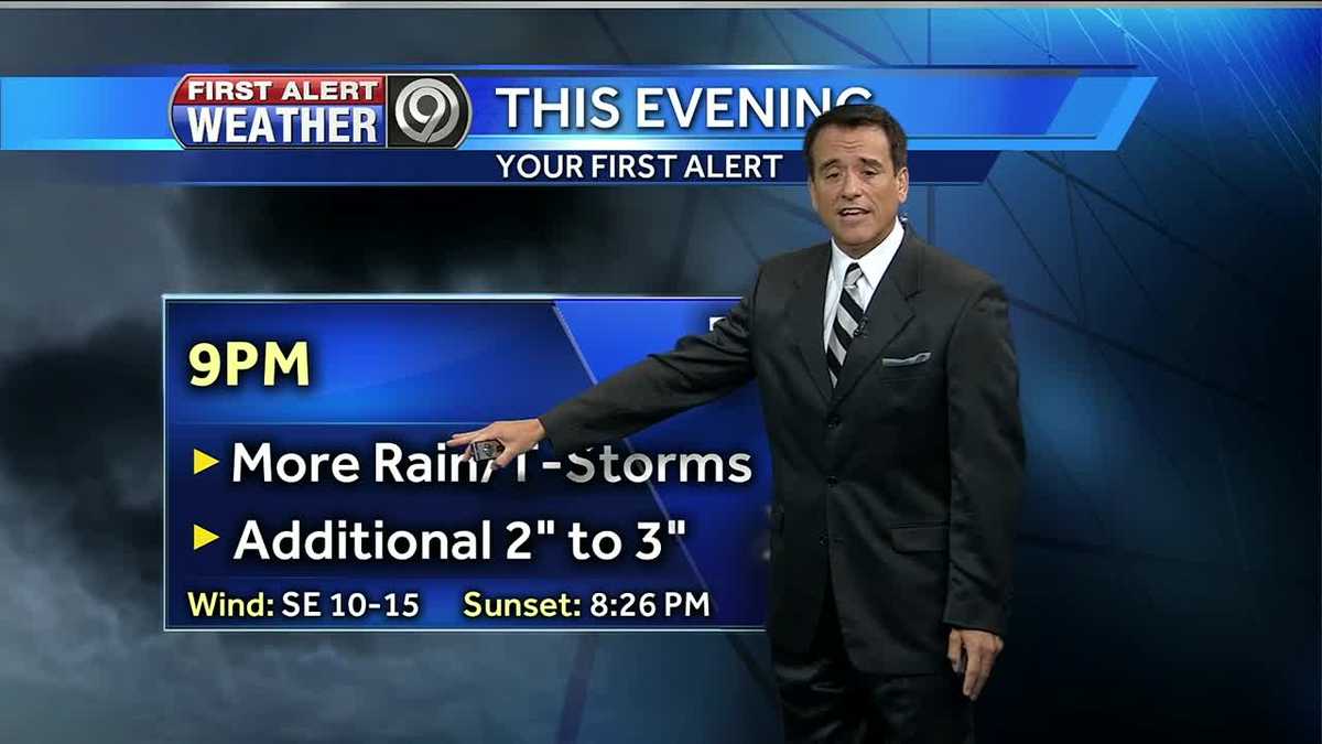 First Alert: More rainfall expected Saturday night