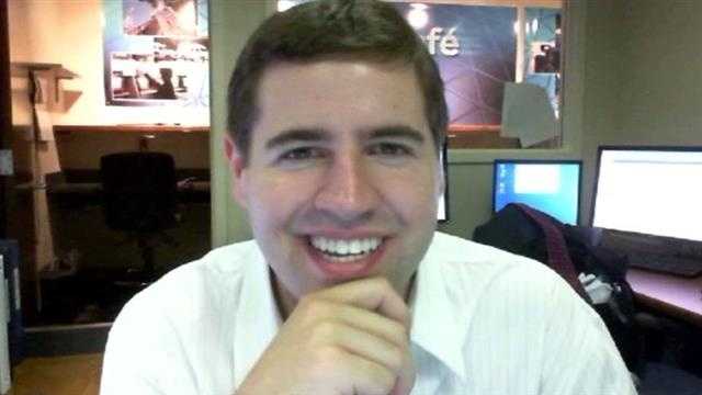 David Biggar details chance of rain on Sunday