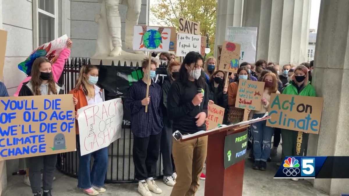 Vermont students demand more action on climate change