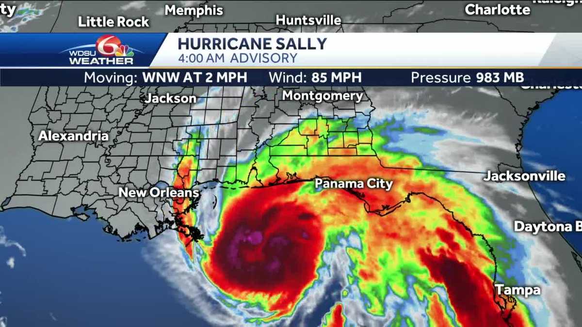 Hurricane Sally could bring "historic flooding" to parts of Gulf Coast