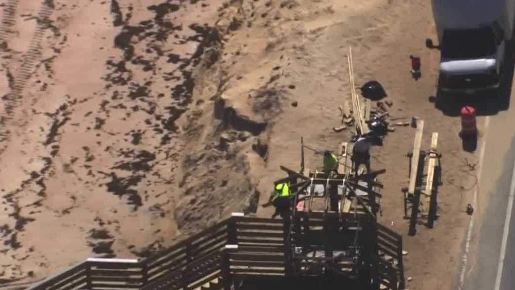 Sand washed away, but seawall holds strong in Ormond-by-the-Sea