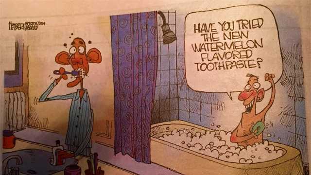 Boston Herald under fire for Obama-watermelon cartoon
