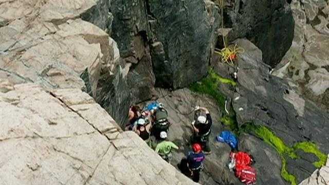 Couple falls 25 feet at Acadia