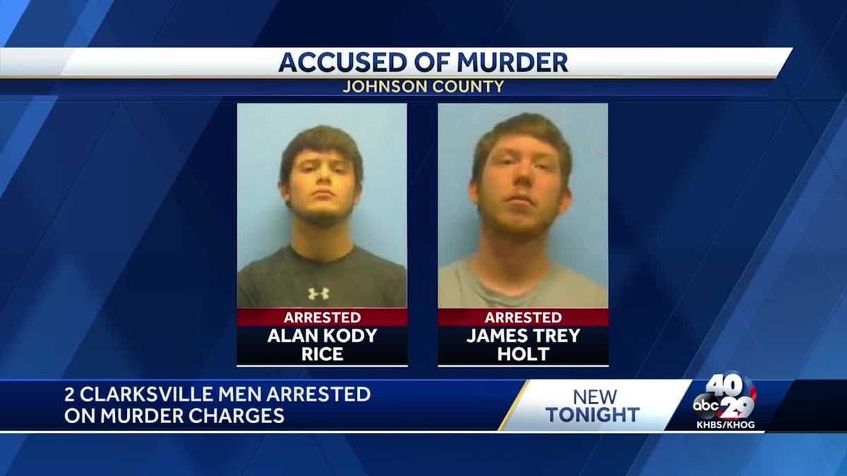 Two Clarksville men arrested on murder charges.