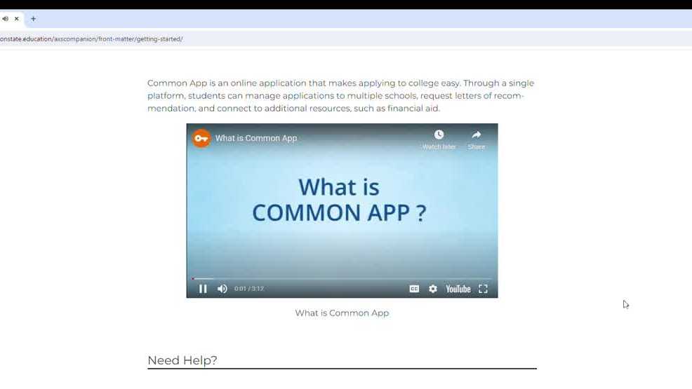 Free college application help for students