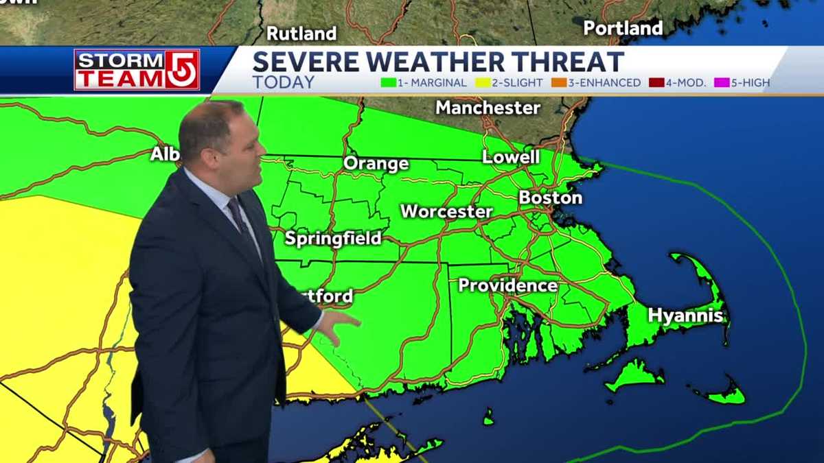 VIDEO: Impact weather day, storms possible