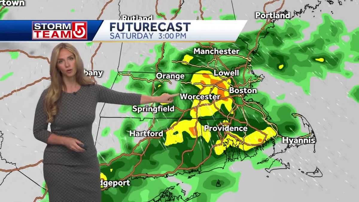 Video- Rain Today With Periods of Downpours