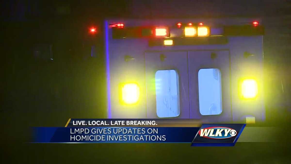 LMPD holds press conference about several police investigations