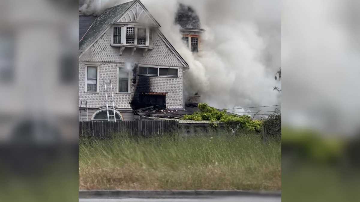 Fire destroys iconic Pacific Grove Victorian mansion featured in 1959 movie