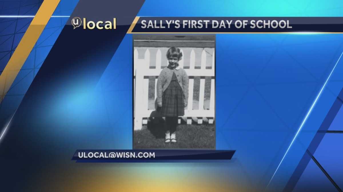 Sally shares her Back to School photo from Kindergarten