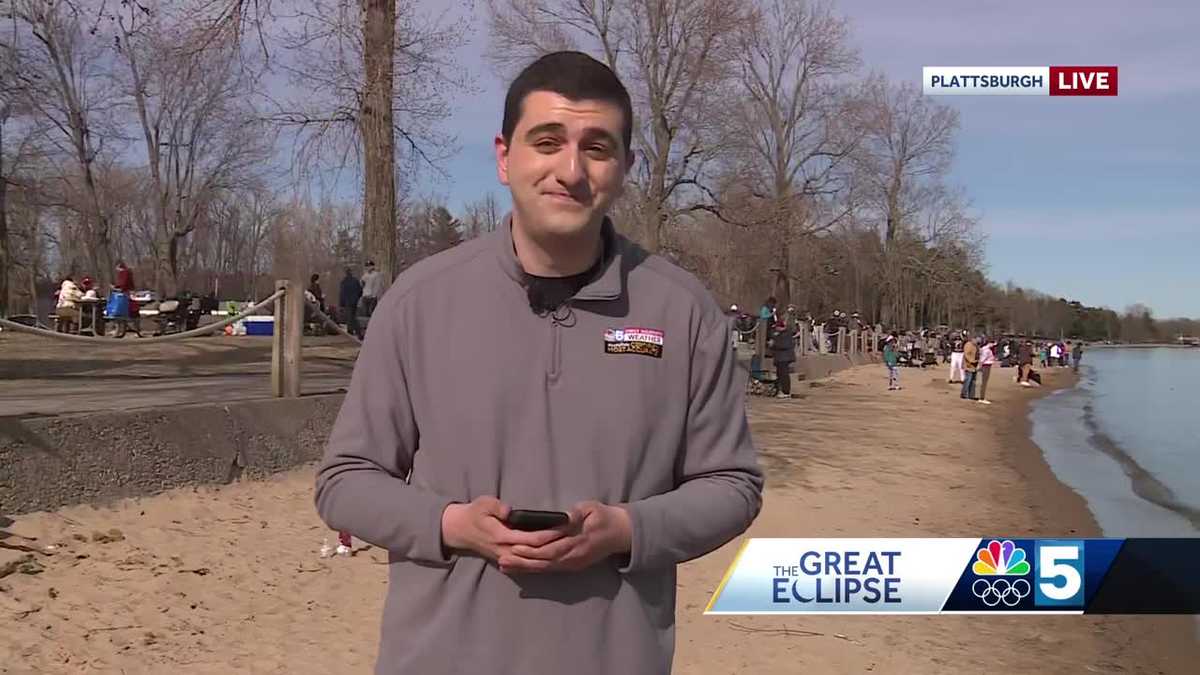 NBC5's Benny Nezaj recaps total solar eclipse experience at Plattsburgh ...