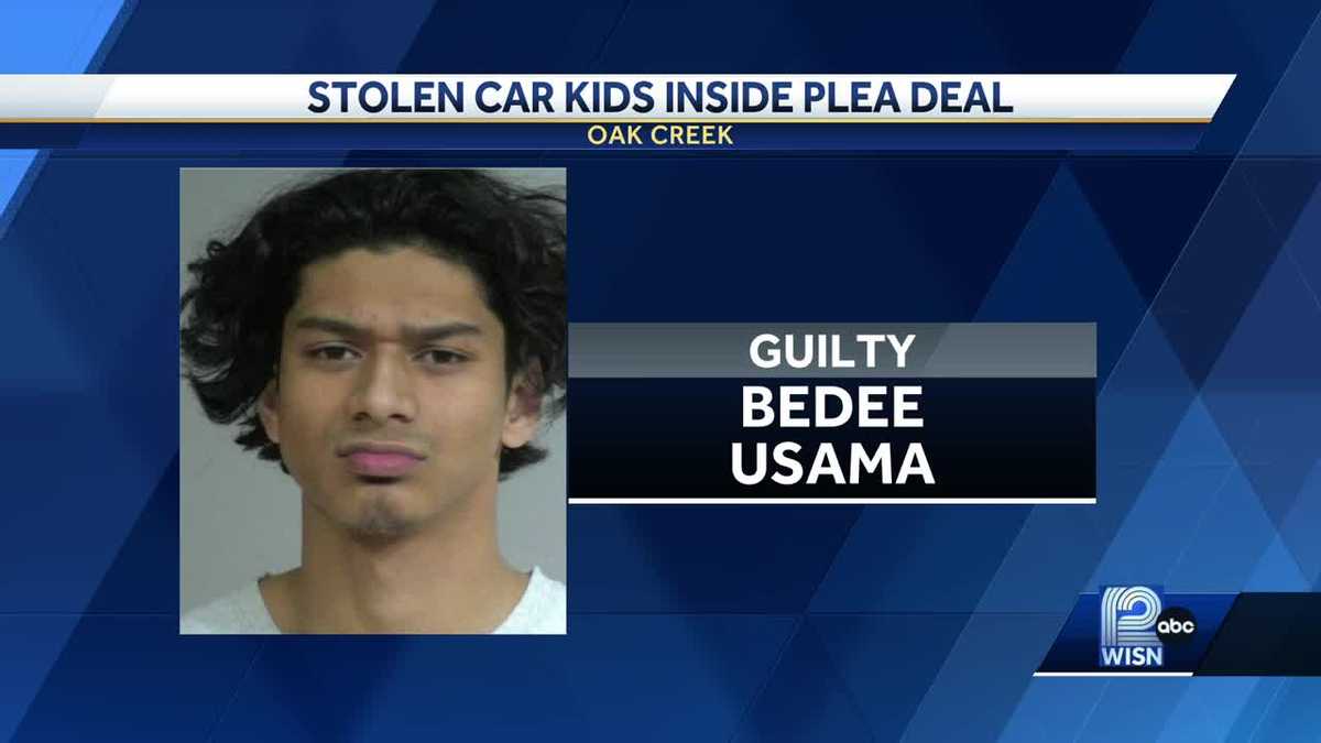 Man accused of stealing car with kids in backseat pleads guilty