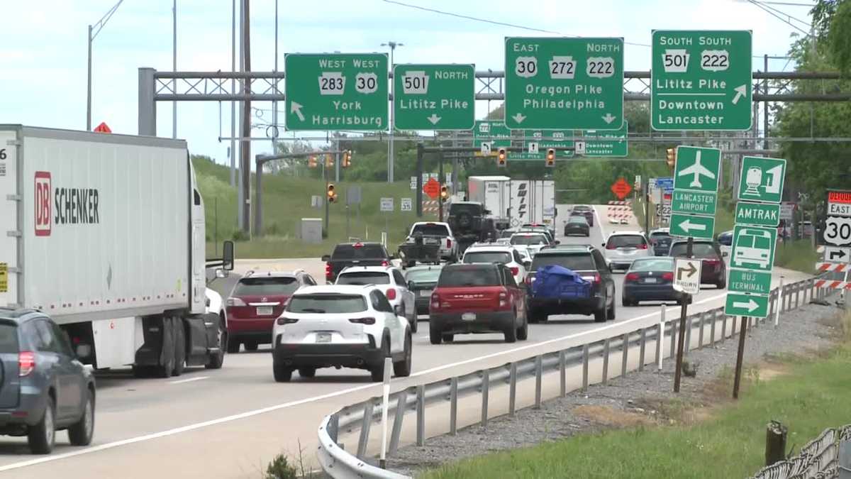 EB/WB Route 30 and the NB/SB Route 222 bridge open to traffic at Route ...