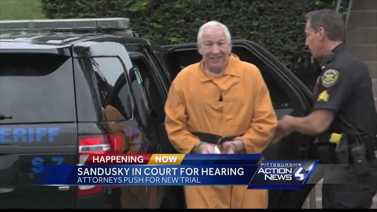 Jerry Sandusky back in court for appeal hearing