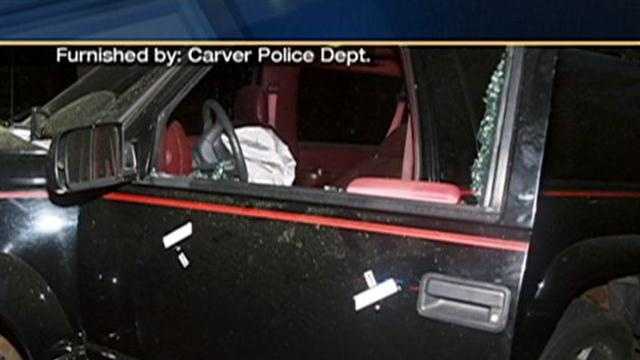 Carver shooting causes man to crash SUV