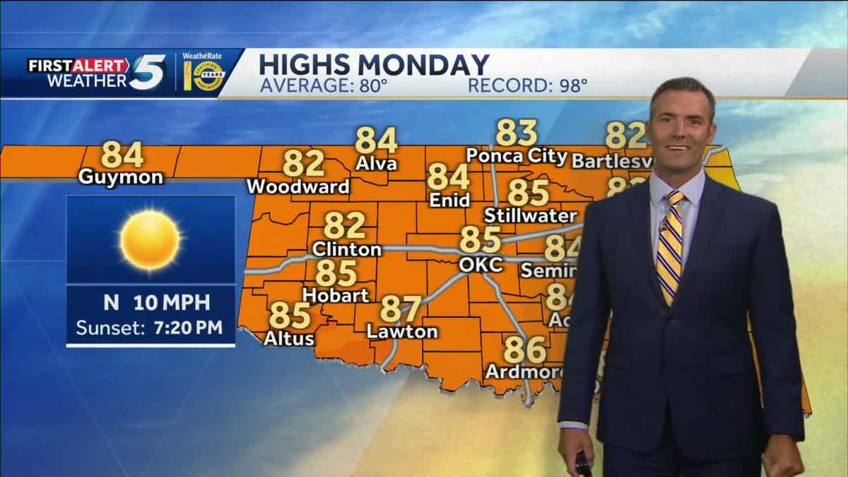 FORECAST: Sunny, more 80s coming