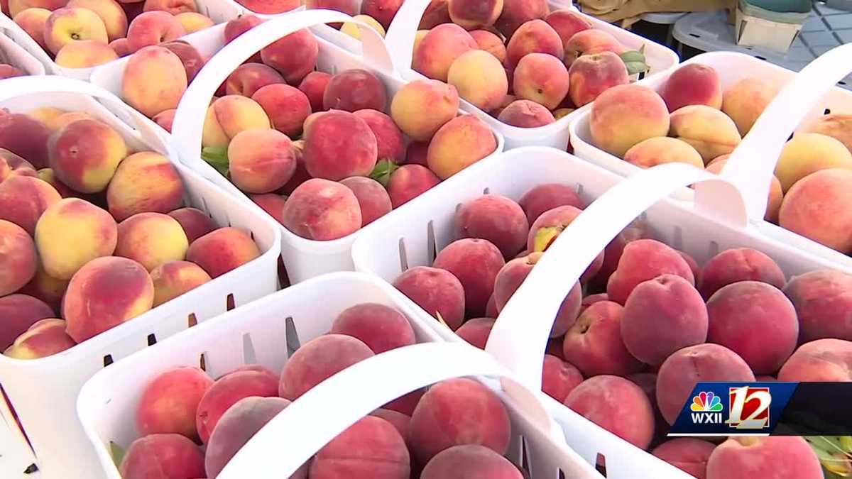 NC peaches arrive early, the impact on local farmers and sellers