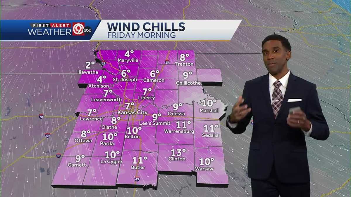 Kansas City weather: Cold front to bring frigid temperatures