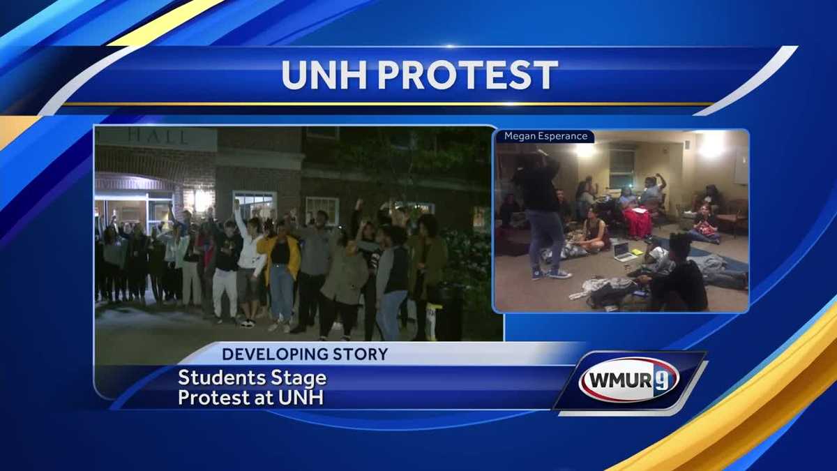 UNH students stage protest over racial incident