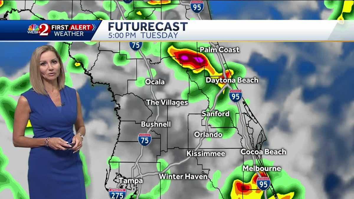 Tracking afternoon storms in Central Florida