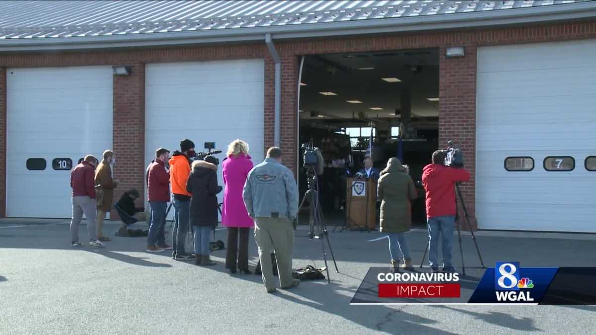 LANCASTER COUNTY officials hold COVID-19 news conference