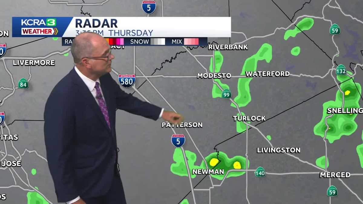 Thunderstorms fizzling out Thursday evening