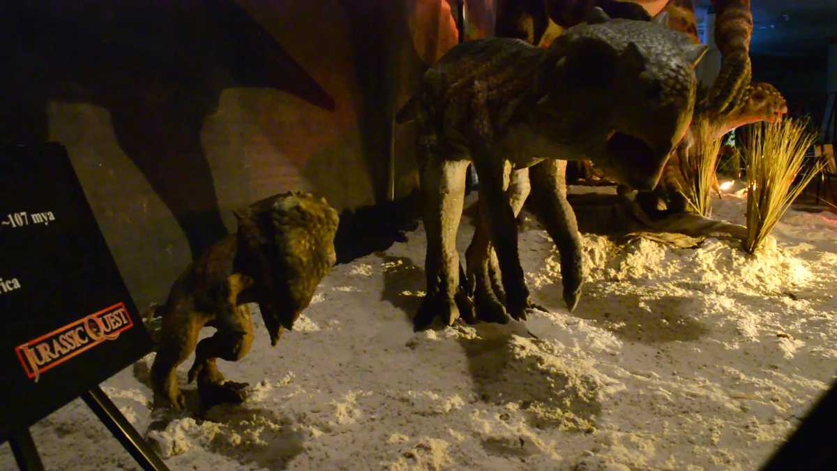 Dinosaurs took over the Convention Center over the weekend