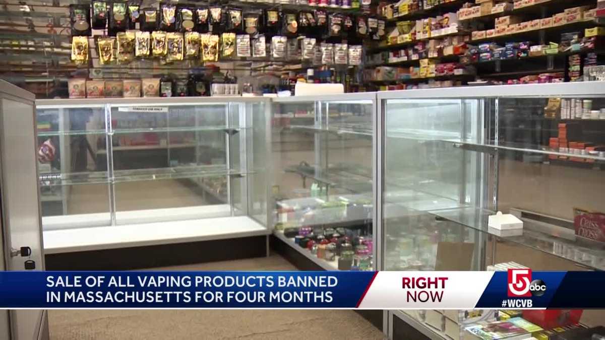 Smoke shops pull vaping merchandise from shelves