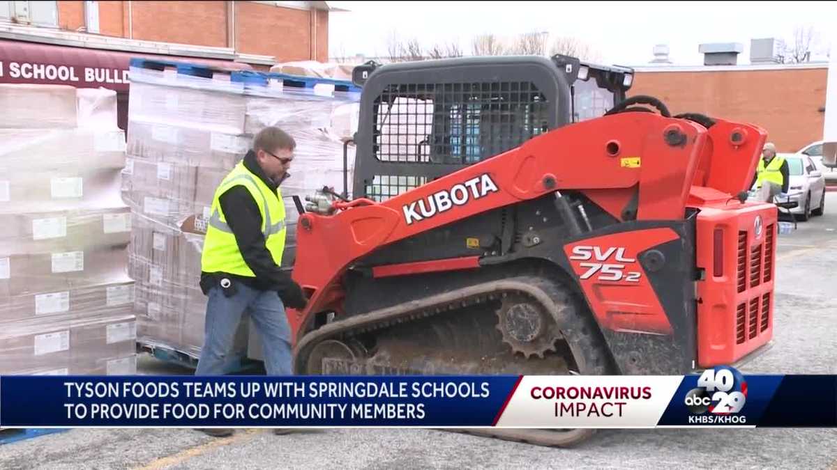 Tyson Foods teams up with Springdale schools to provide food for ...