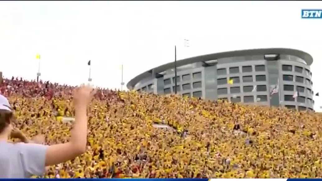 The University of Iowa looking to change the traditional Kinnick Wave