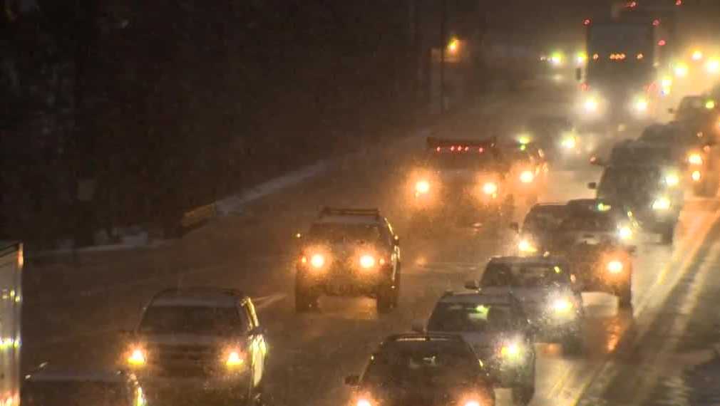 Traffic slows on I-80 as many try to get home after a weekend in the ...