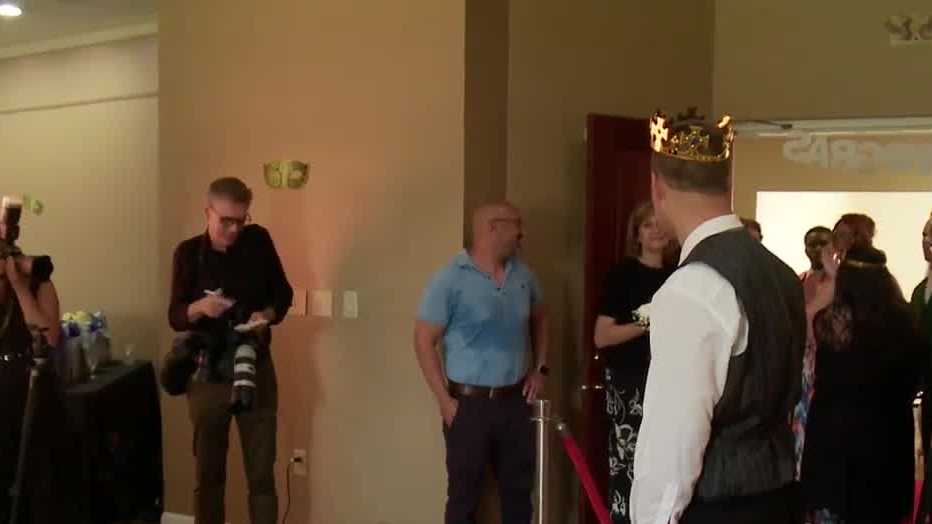Students living with autism celebrated prom today