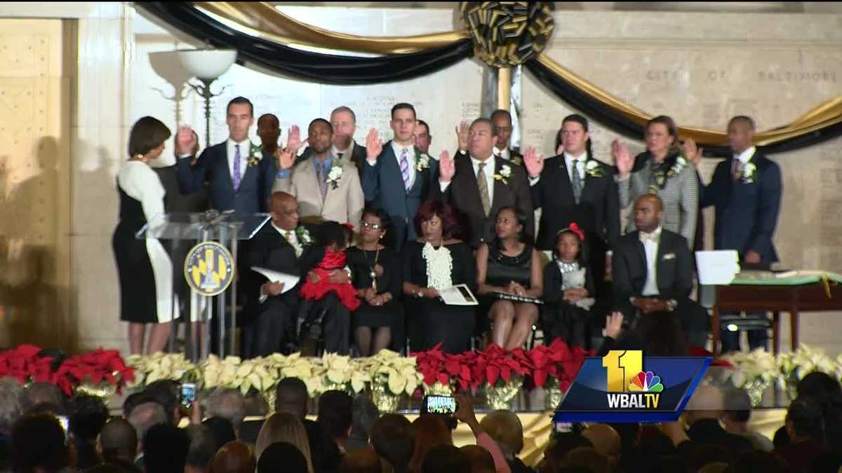 Video: 72nd Baltimore City Council sworn in on Thursday
