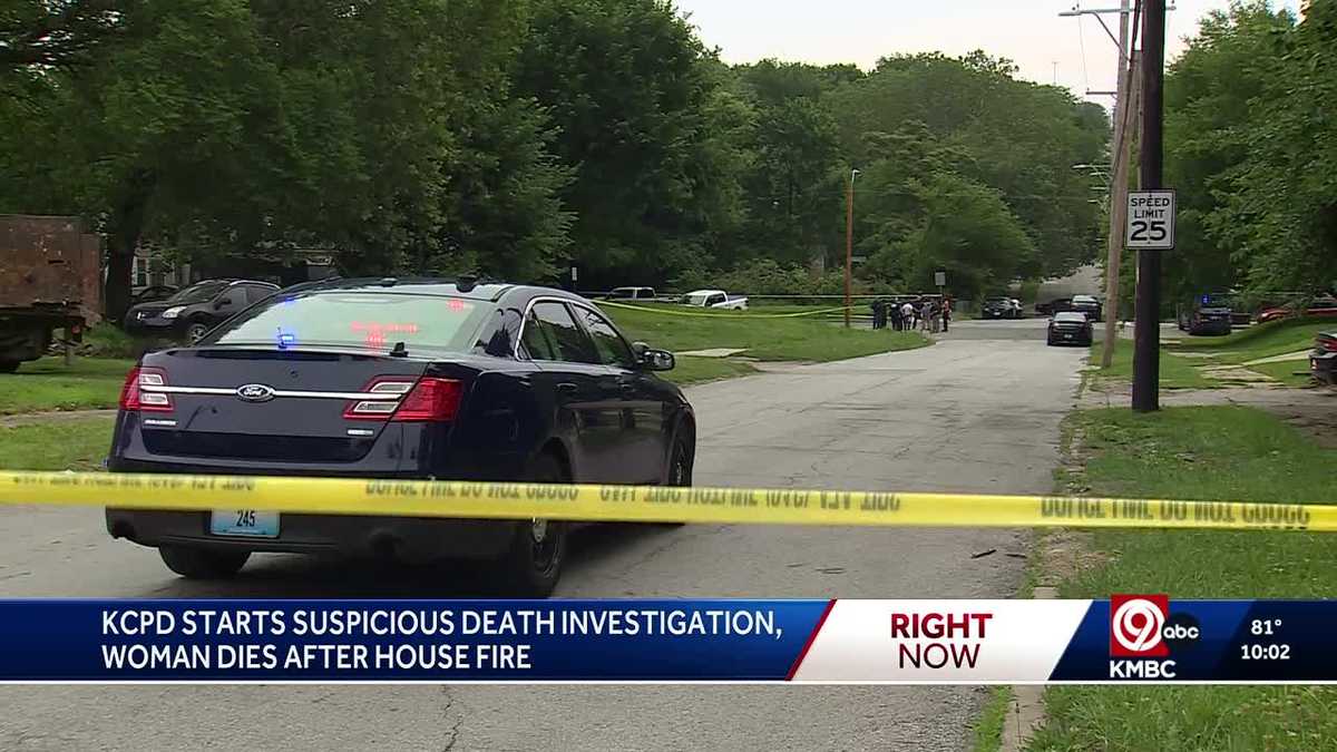 KCPD starts suspicious death investigation, woman dies after house fire