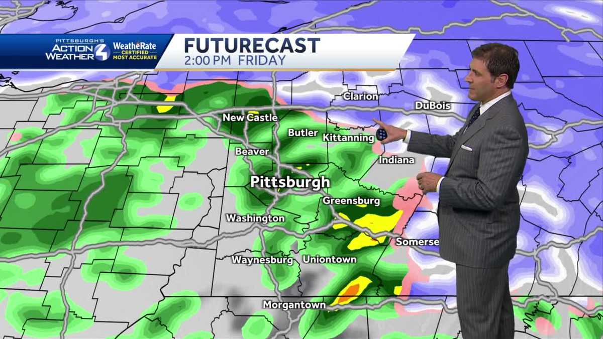 Pittsburgh weather: Rain and snow return Friday