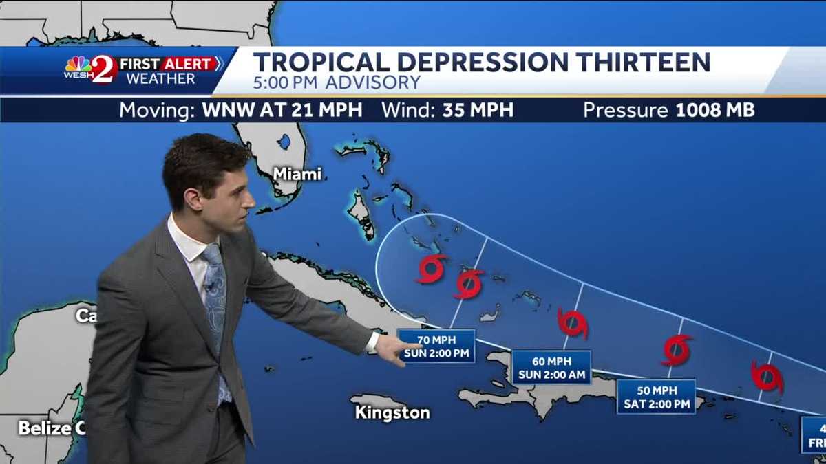 Tracking the tropics and heavy rain Friday