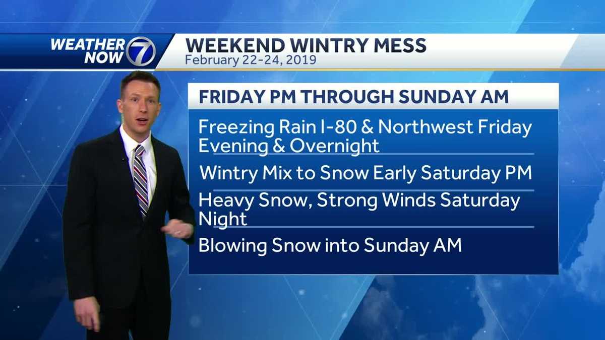Your latest forecast for the winter storm this weekend