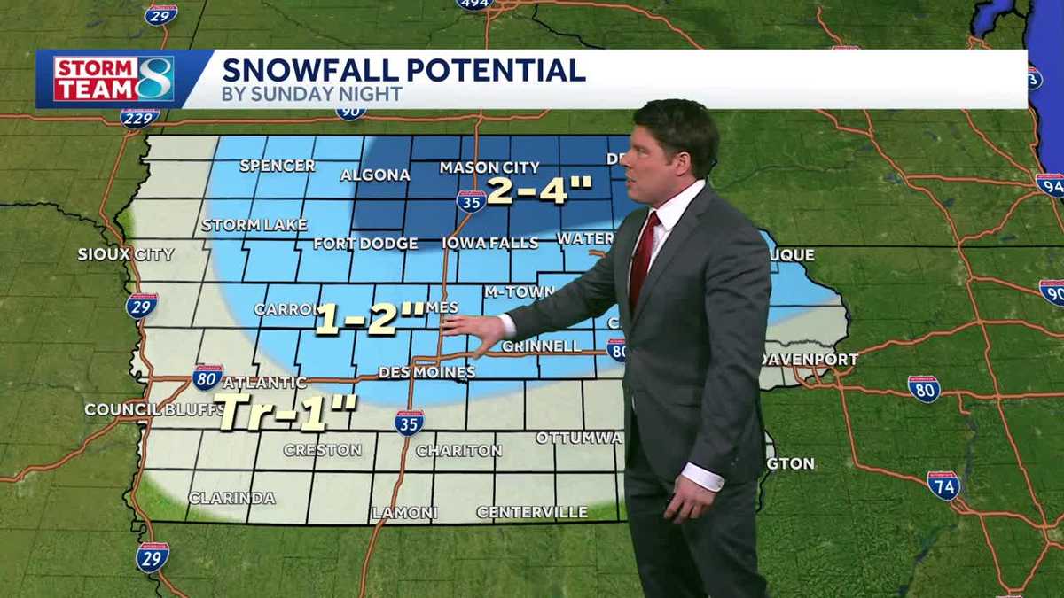 Des Moines weather: Blizzard warning for northern Iowa