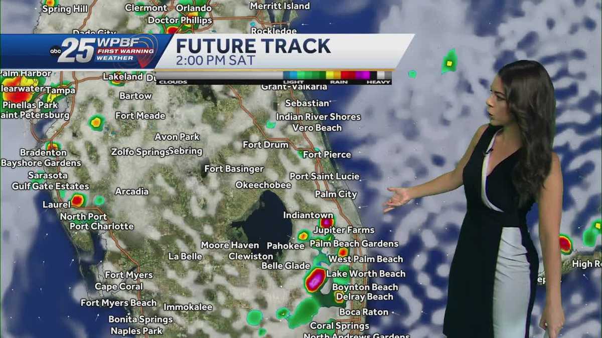 Hot, humid and storms this weekend across South Florida