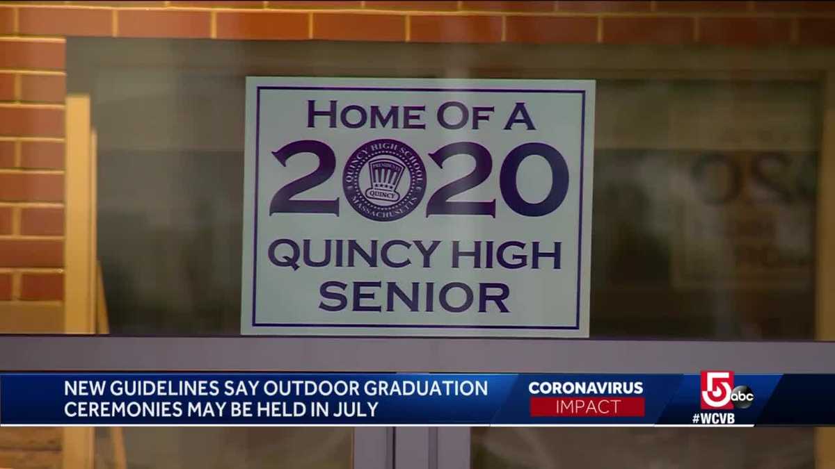 New Massachusetts guidelines allow outdoor graduations in mid-July