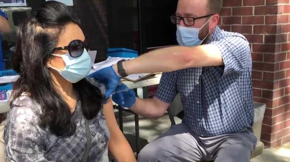 Mass vaccination event held as 'no shows' leave nearly 100 doses available