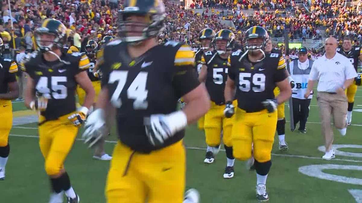 Scott Reister with the loss of the Hawkeyes