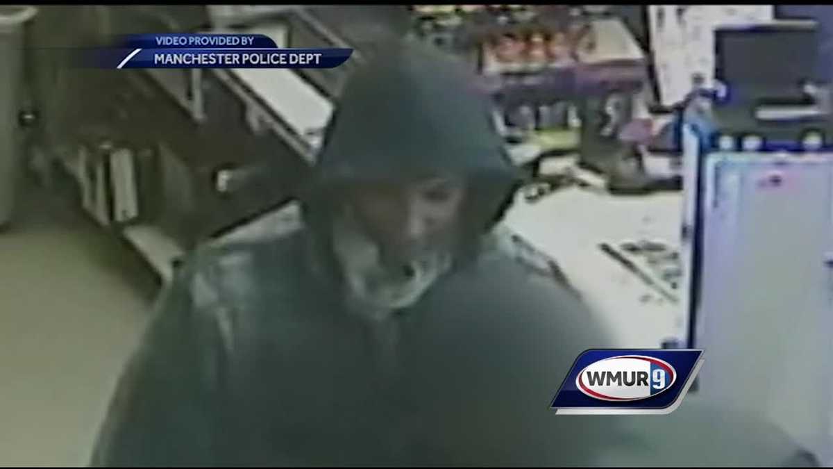 Surveillance video shows Manchester robbery
