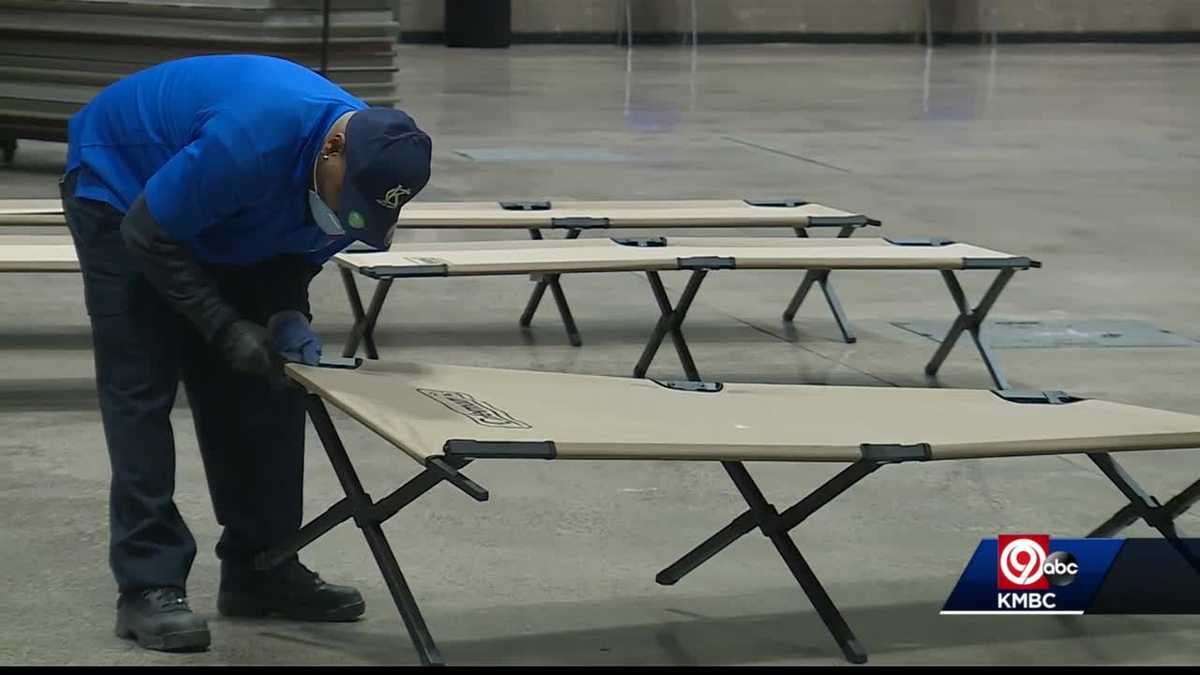 Kansas City opens convention center as shelter for homeless people