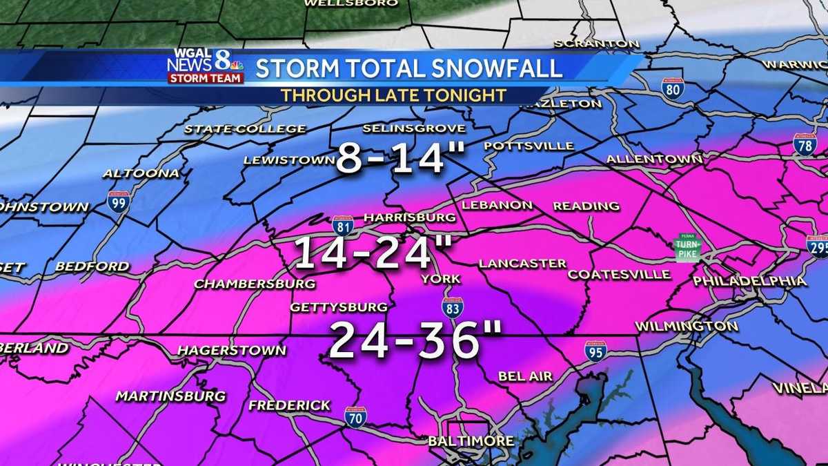 30 inches of snow? Accumulation projections are going up