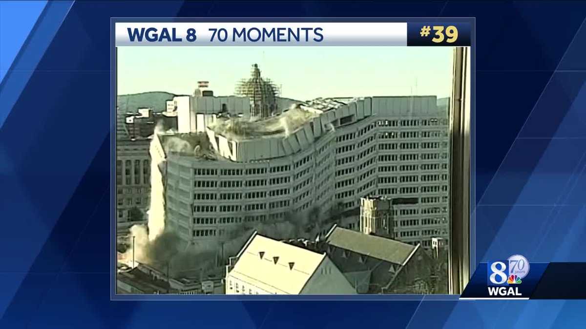 Aug. 1, 1998: The old PennDOT building comes down
