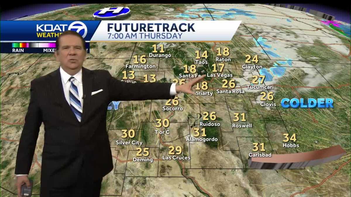 Cold winds ahead of mild conditions