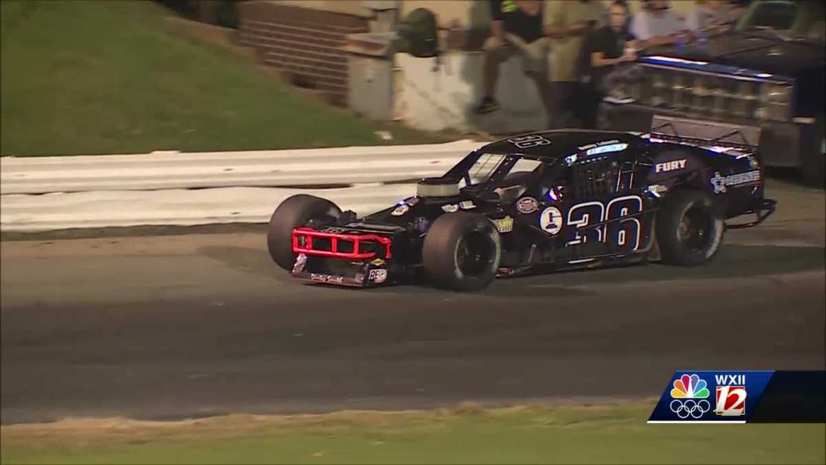 NASCAR legend Bobby Labonte runs at Bowman Gray Stadium