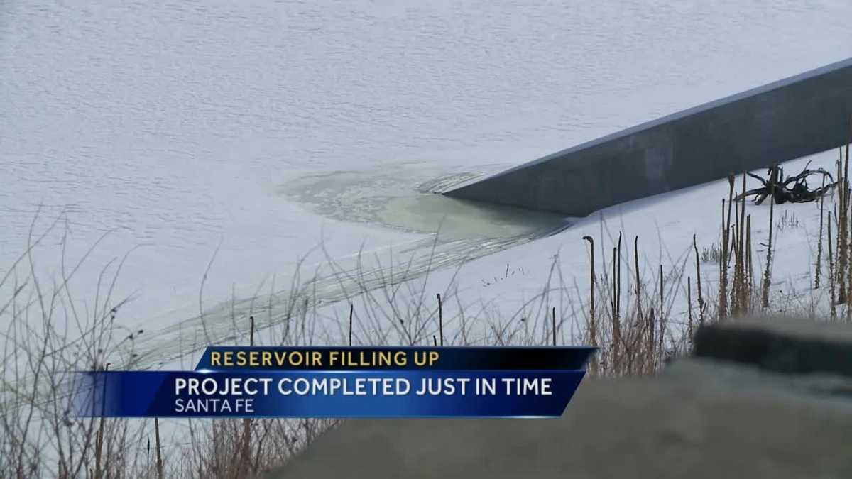 Dam filling up: Project completed just in time